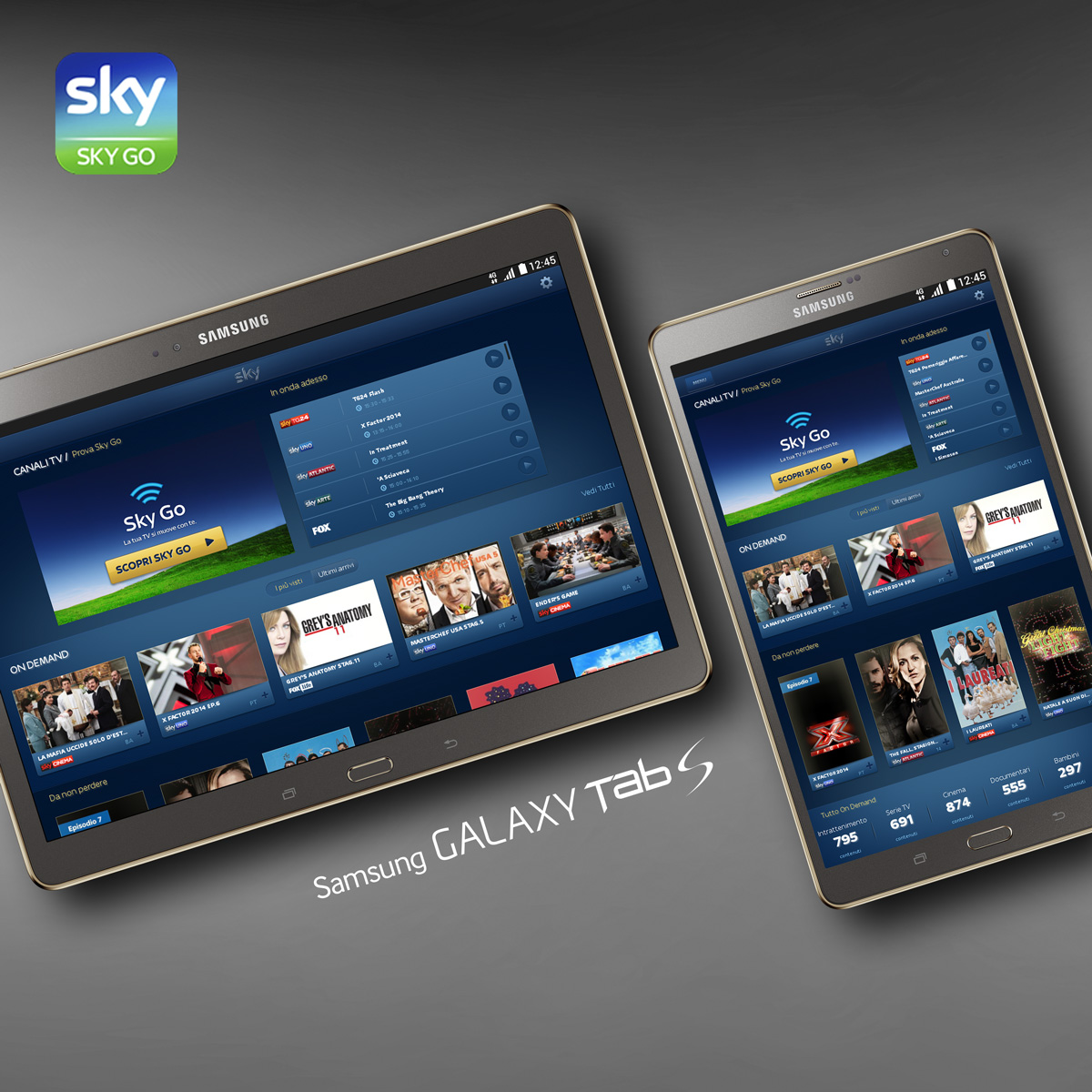 Sky Go, lo streaming gratis per i clienti Sky arriva ora su Samsung ...