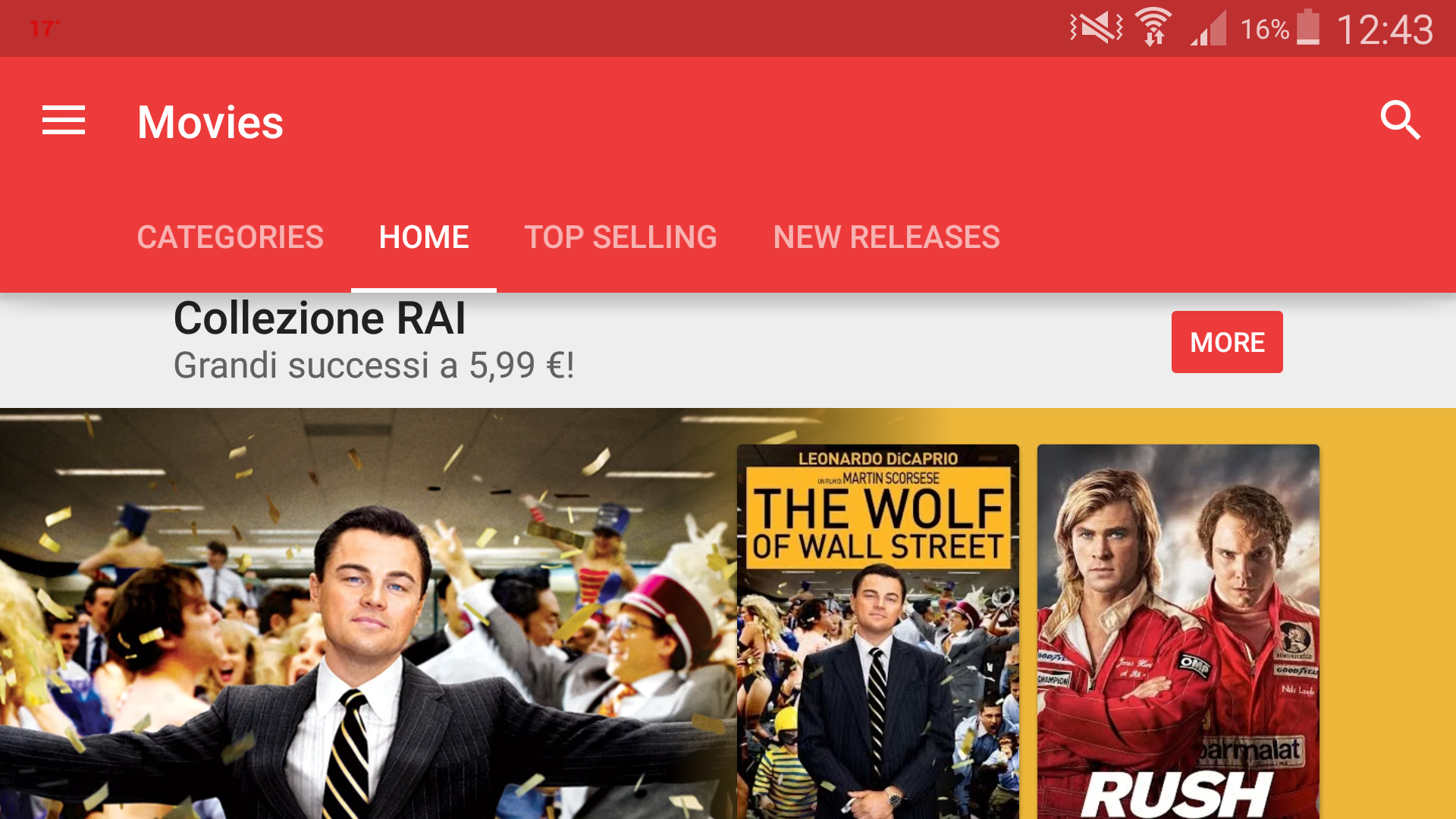 Google Play Film: Store più ricco grazie ai film di Rai Cinema