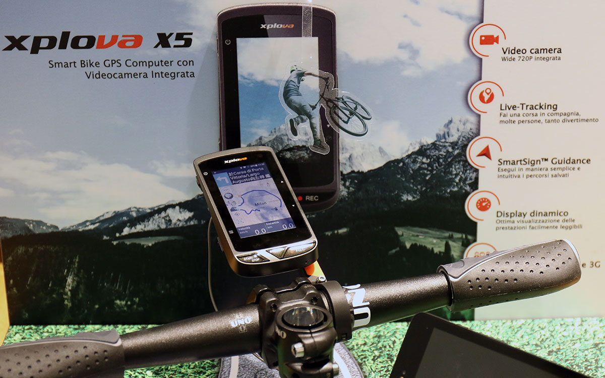 Xplova X5, il ciclo-computer compatto con GPS e videocamera