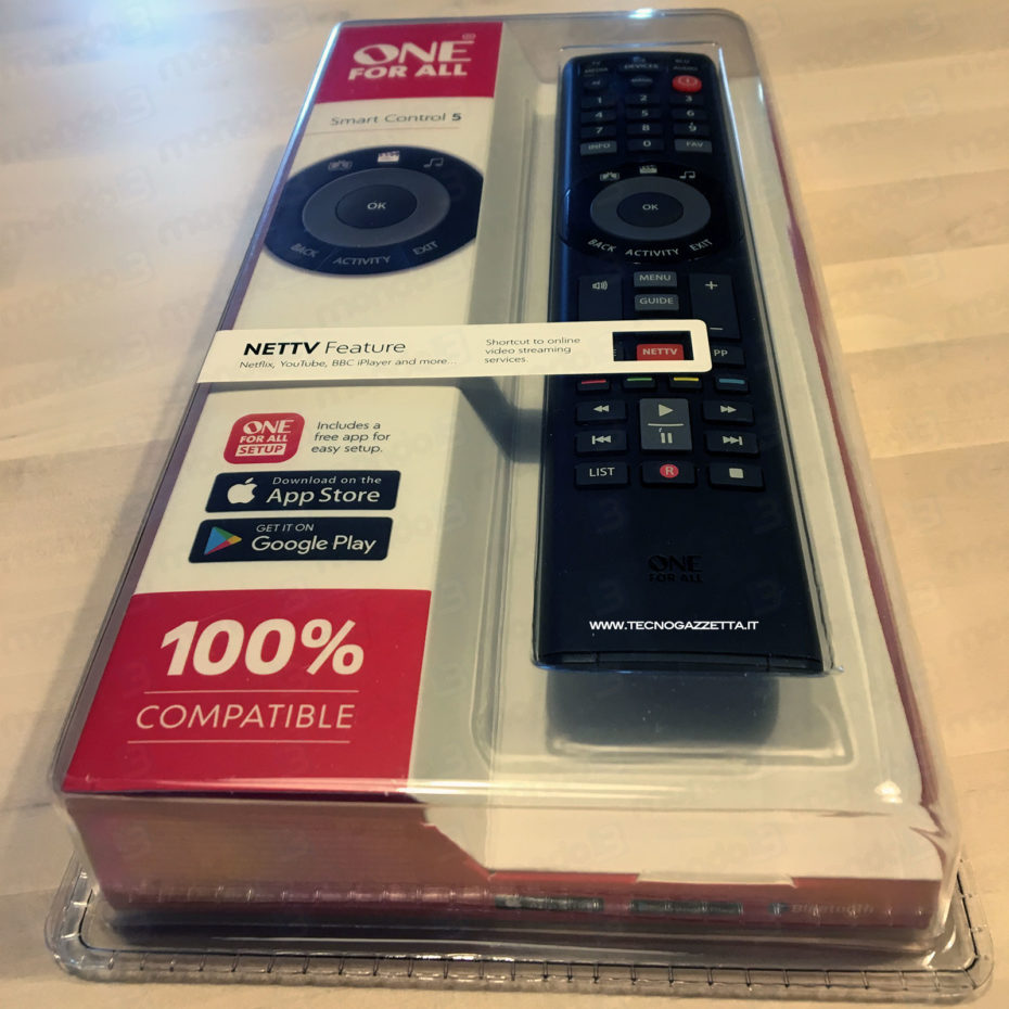 Recensione telecomando universale One For All Smart Control 5